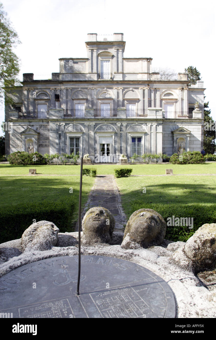 Santa Candida: facade and solar clock Stock Photo - Alamy