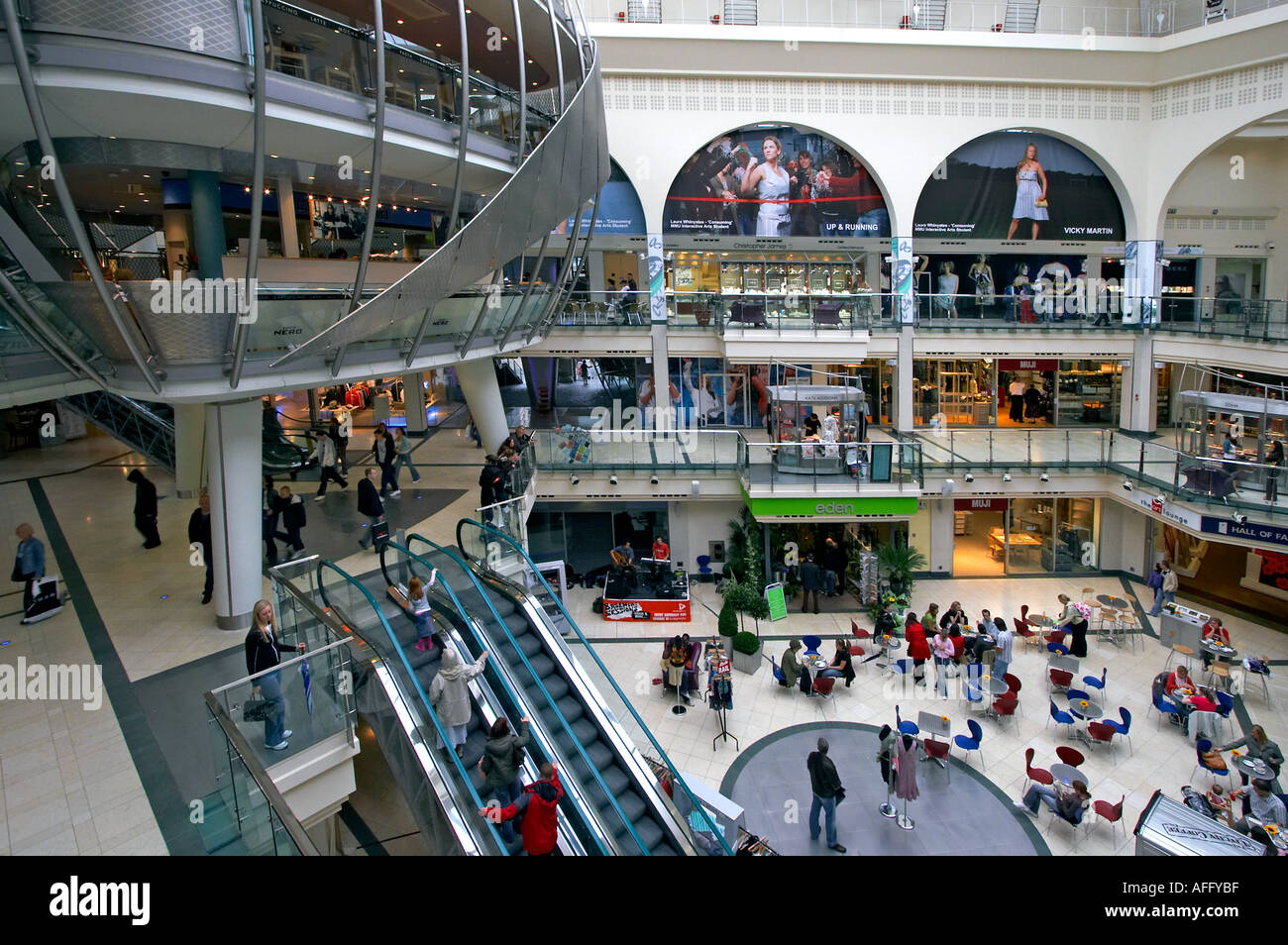 Triangle Shopping Centre Manchester England Stock Photo - Alamy