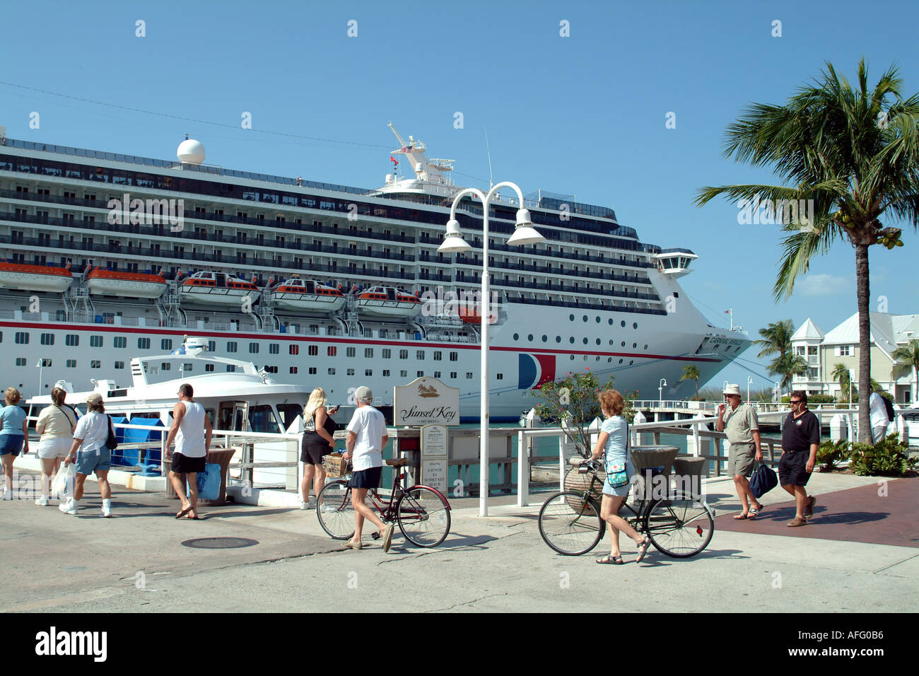 The Keys Key West fl Southern Florida USA Carnival Miracle Cruise Ship ...