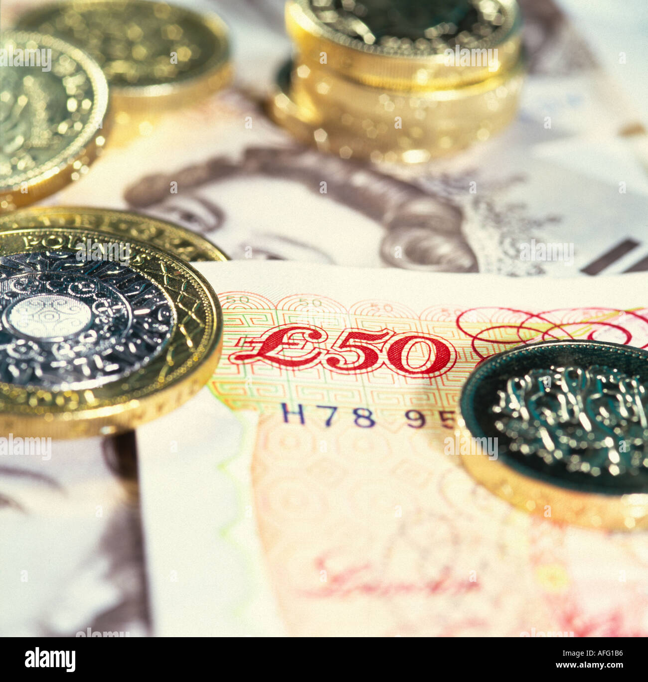 50 note sterling hi-res stock photography and images - Alamy