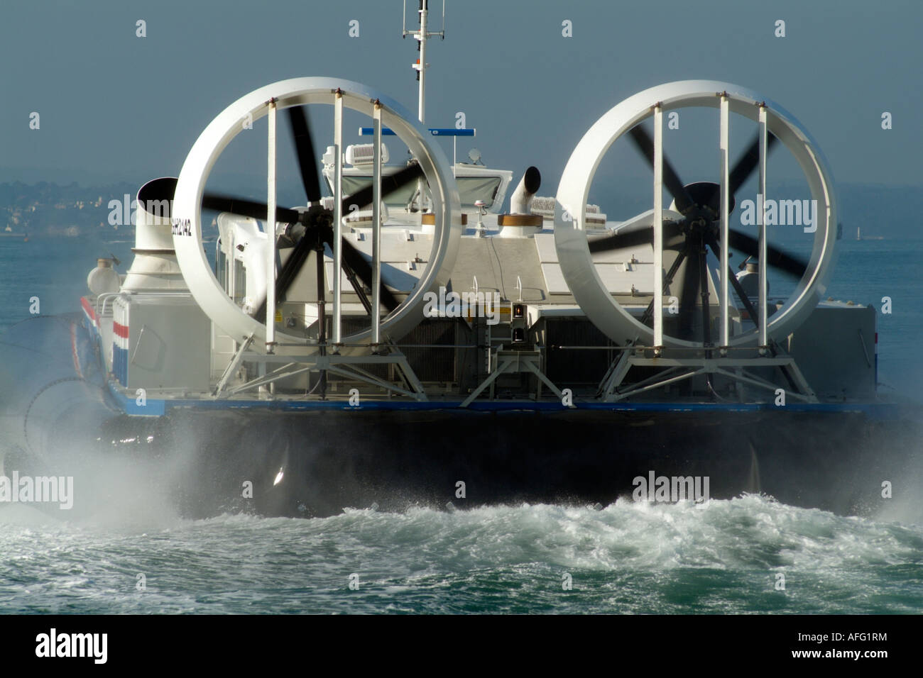 Solent Express BHT 130 Type Hovercraft on The Solent in Hampshire ...