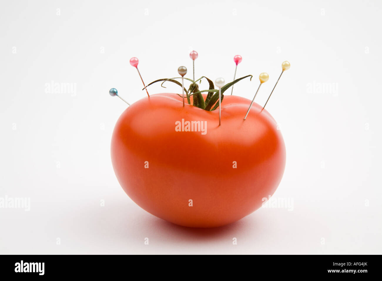 Tomato and pins hi-res stock photography and images - Alamy