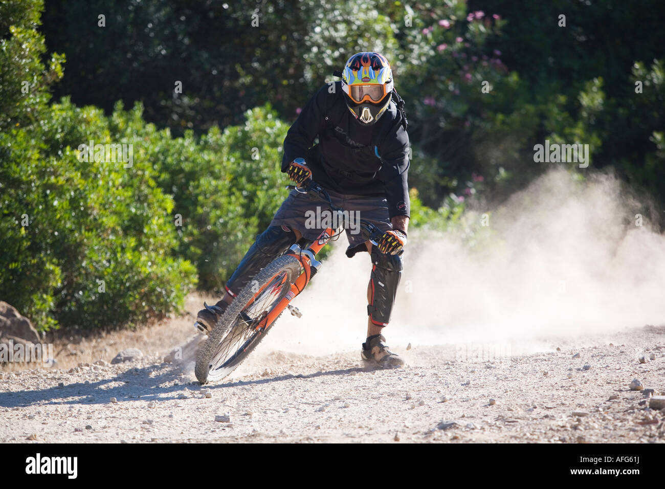 Downhill bicycle speed slope hi-res stock photography and images - Alamy