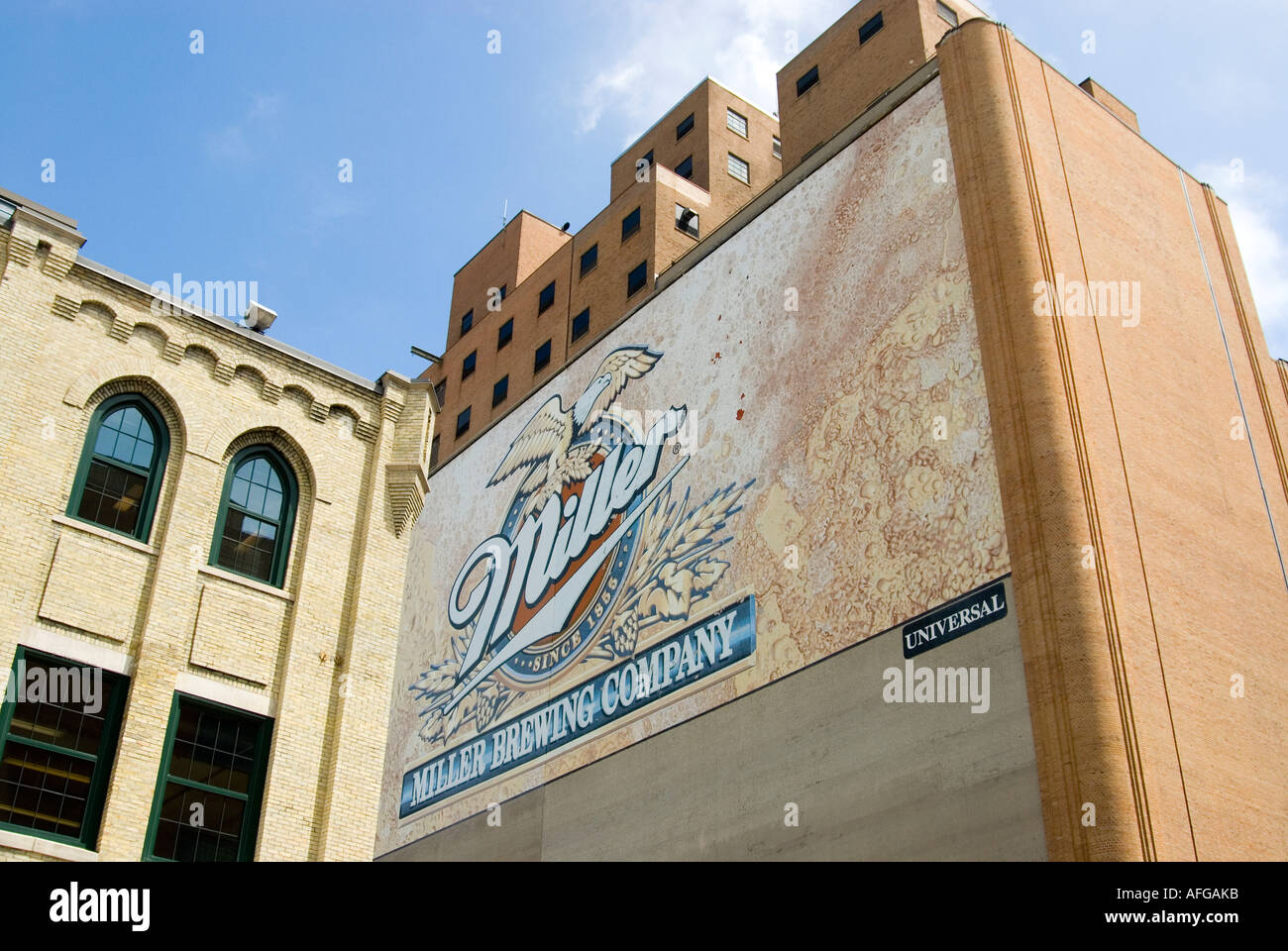 Miller Brewery Exterior, Milwaukee, Wisconsin, USA Stock Photo - Alamy