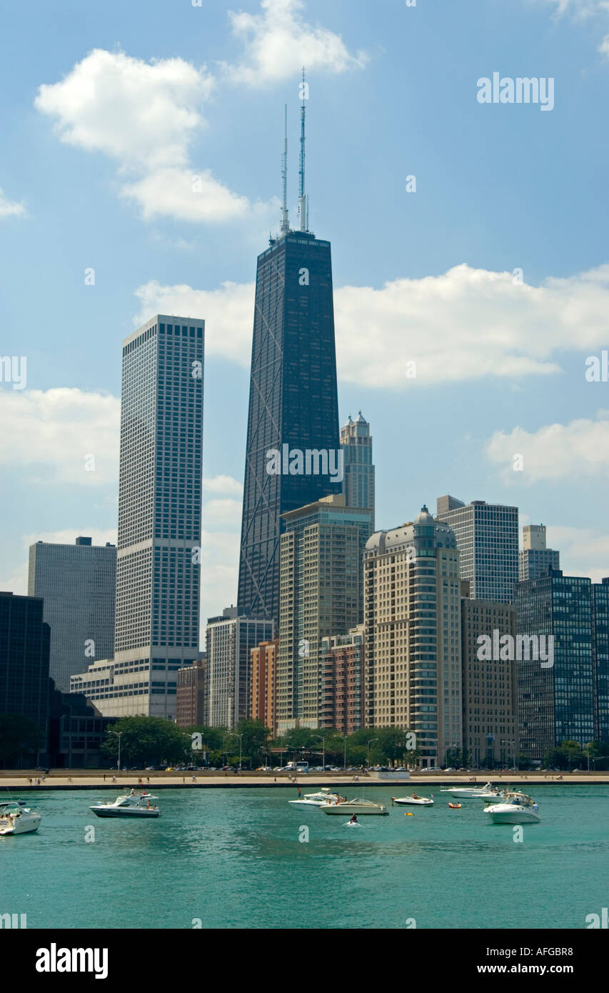 Chicago Lakeside & Hancock Center Stock Photo - Alamy