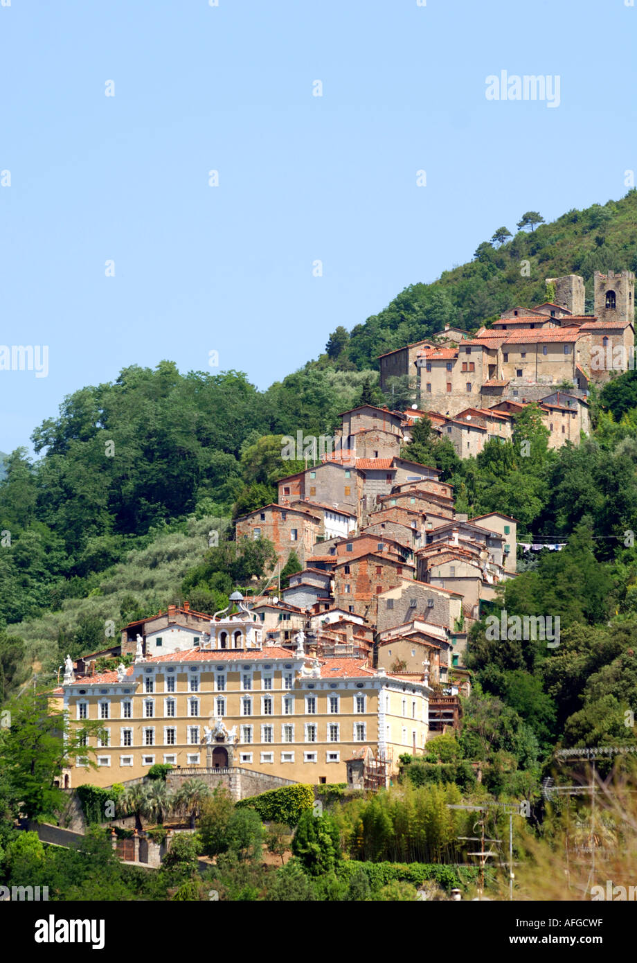 Collodi village Tuscany Italy Stock Photo - Alamy