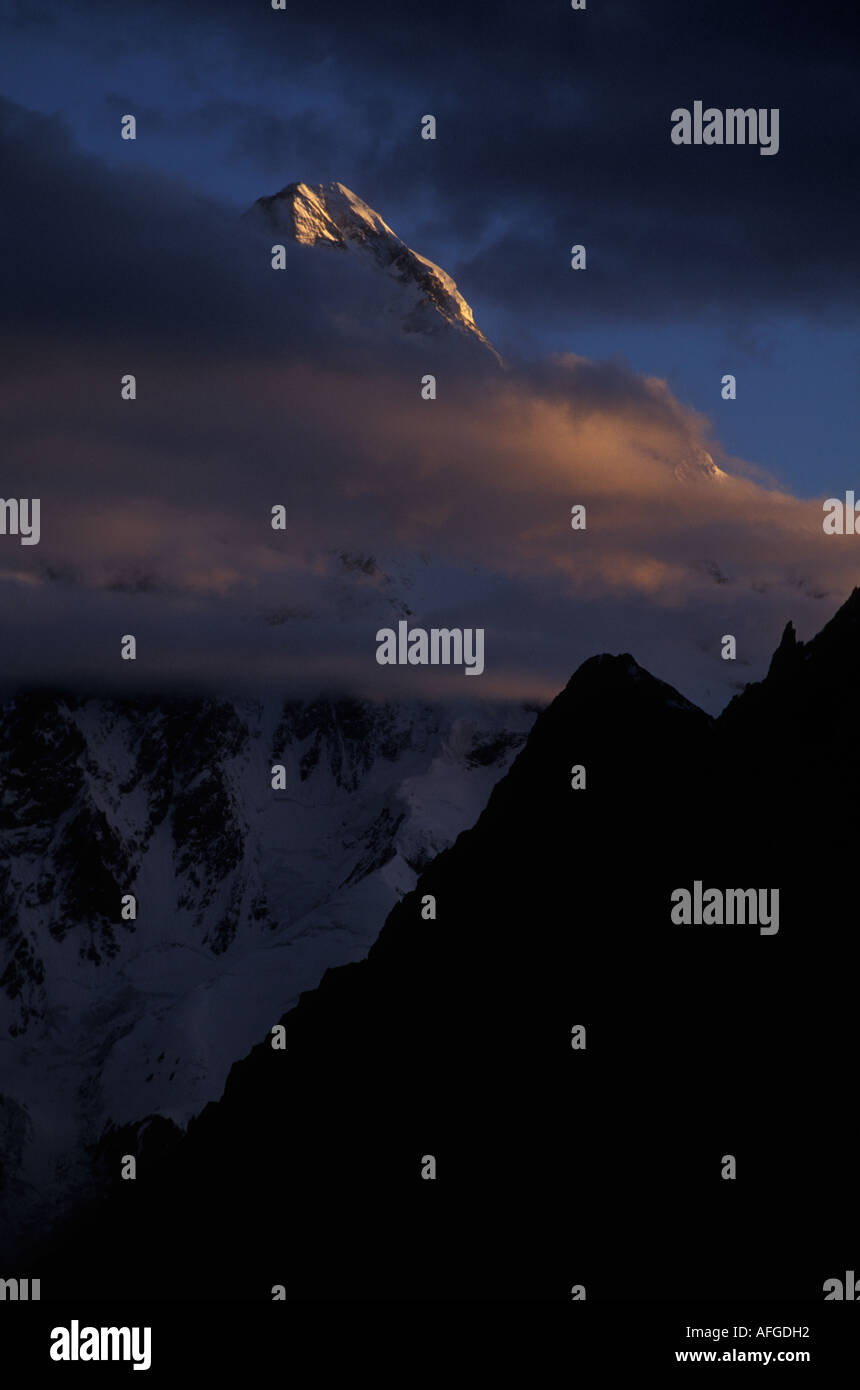 Sunrise on K2 Stock Photo - Alamy