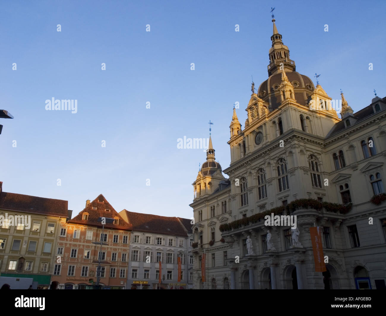 City skyline hall graz hi-res stock photography and images - Alamy