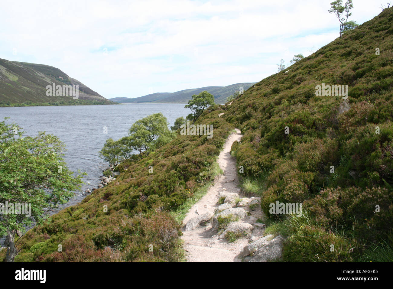 Loch muick path hi-res stock photography and images - Alamy