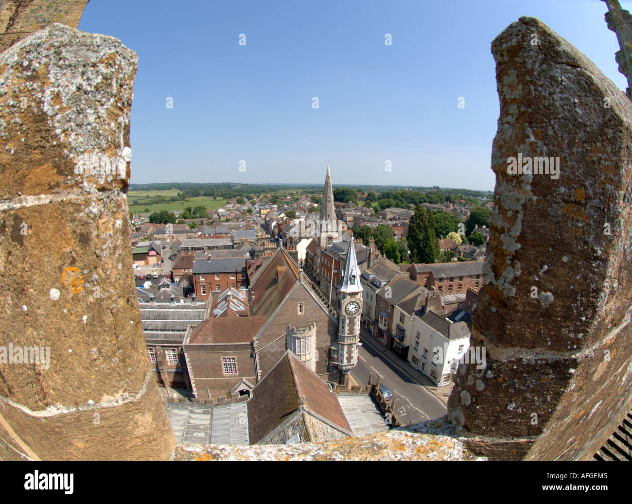 Dorchester Town, Dorset Britain UK Stock Photo - Alamy