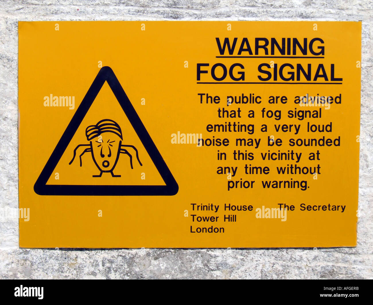 Warning fog signal hi-res stock photography and images - Alamy
