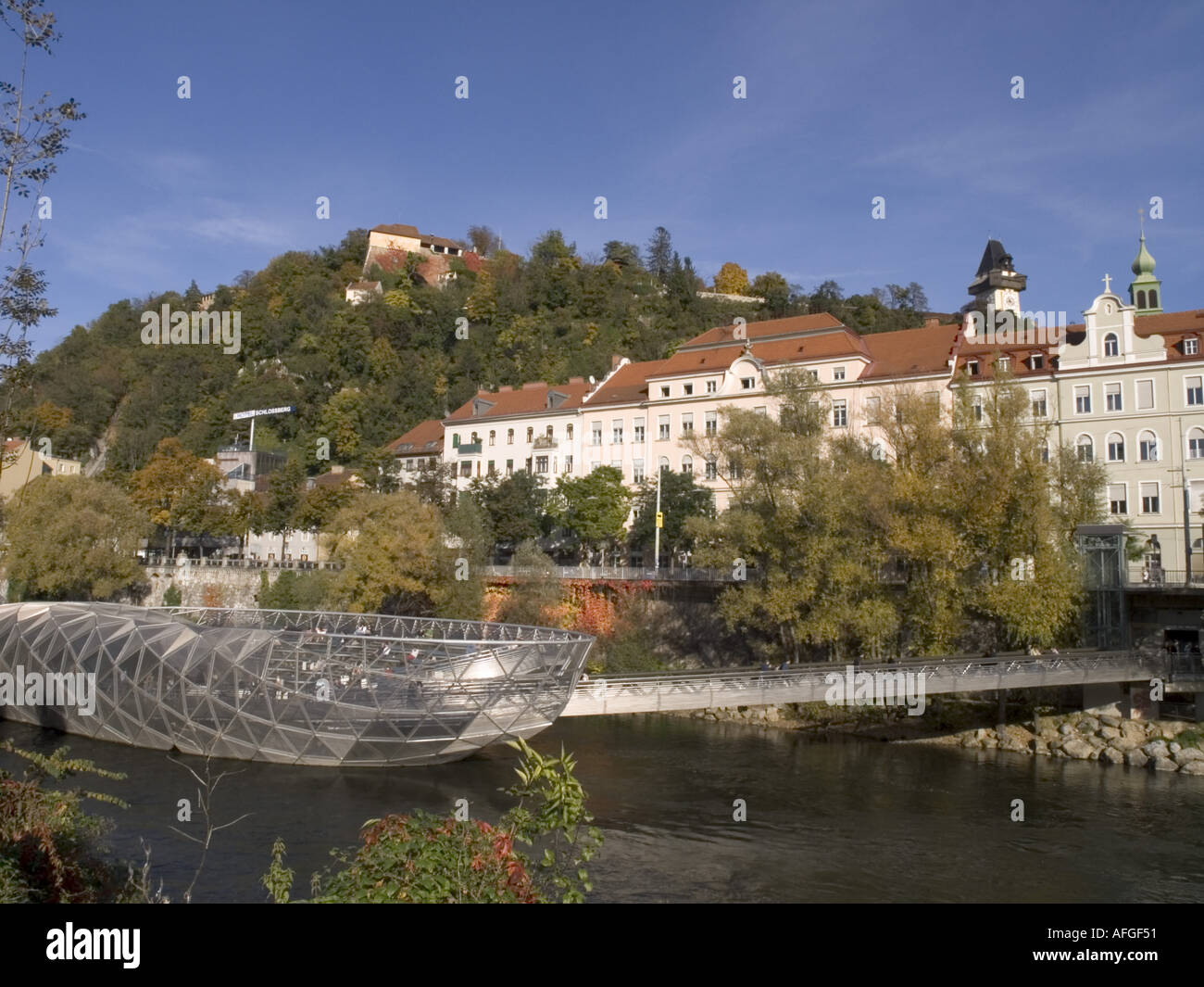 Graz murinsel mur insel mur insel hi-res stock photography and images ...