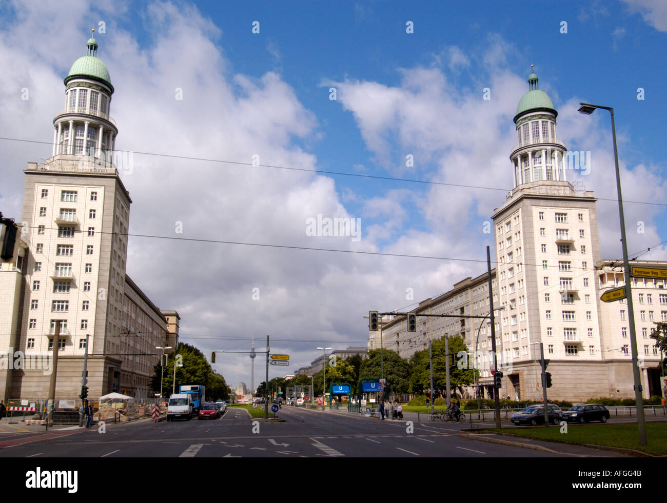 Frankfurter Tor building distinctive historic soviet architectural ...