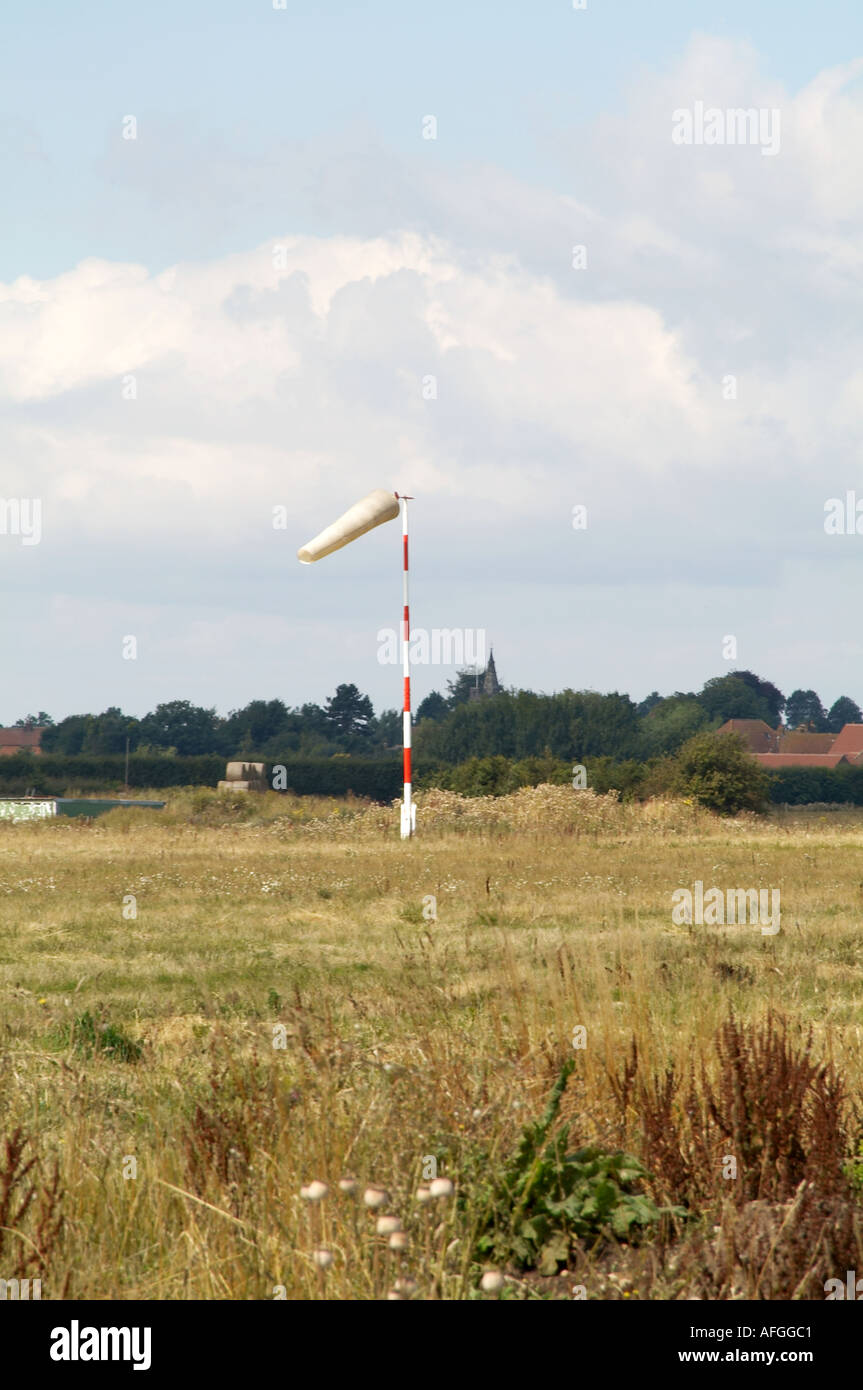 wind sock on an airfield cross wind blustery turbulence turbulent ...