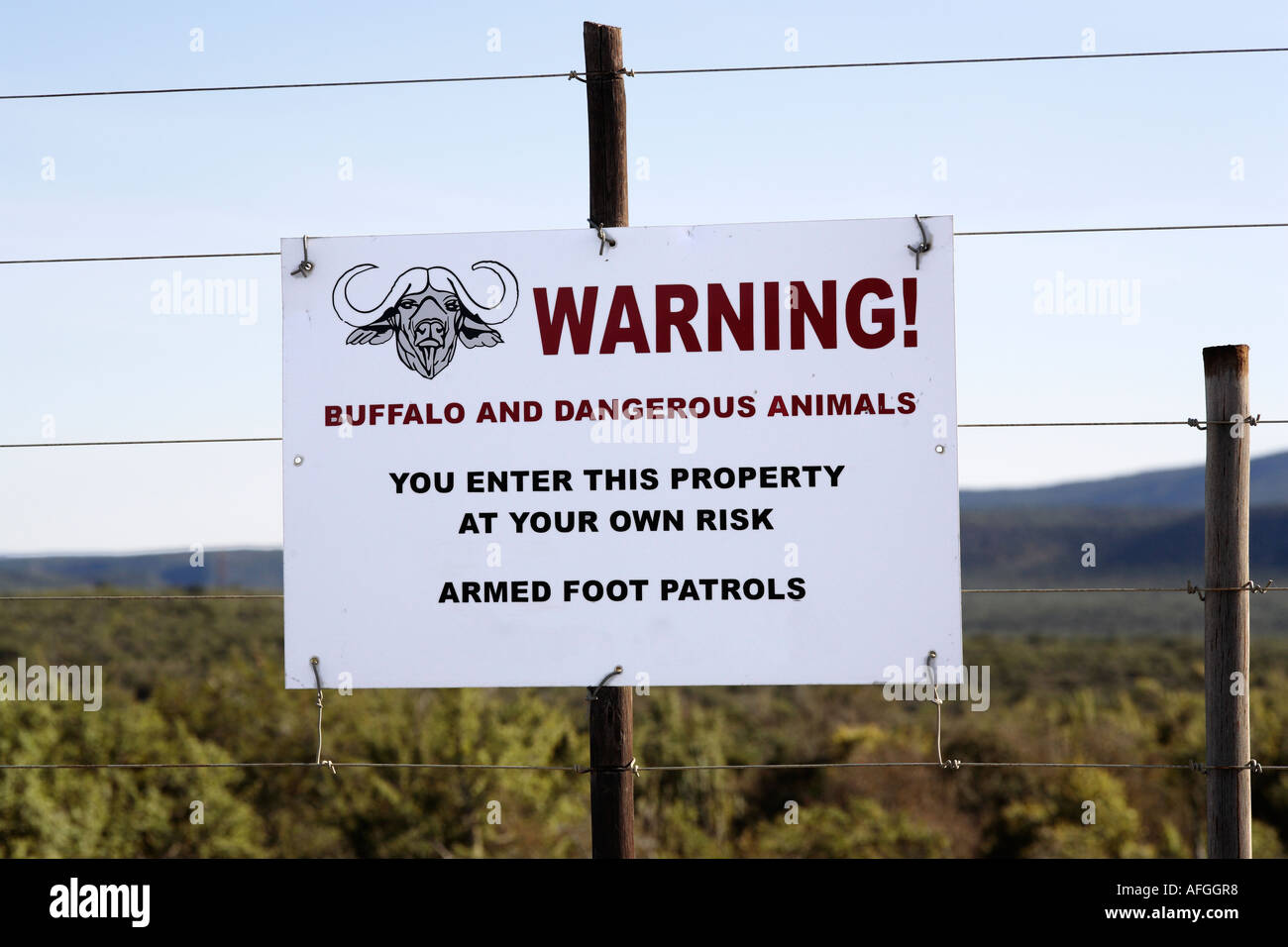 Dangerous Animals Sign