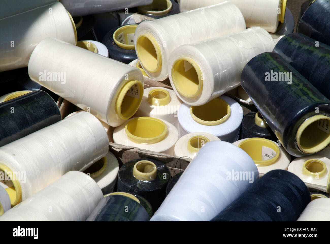 Textile, industry, cotton, reels, stitch, clothing, dressmaking, sewing ...