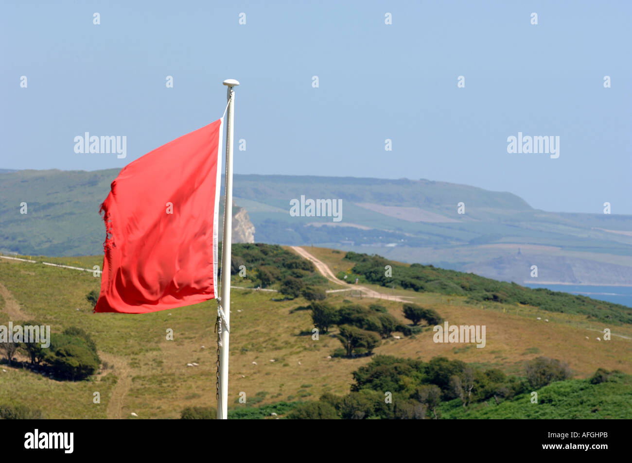 Lulworth military warning hi-res stock photography and images - Alamy
