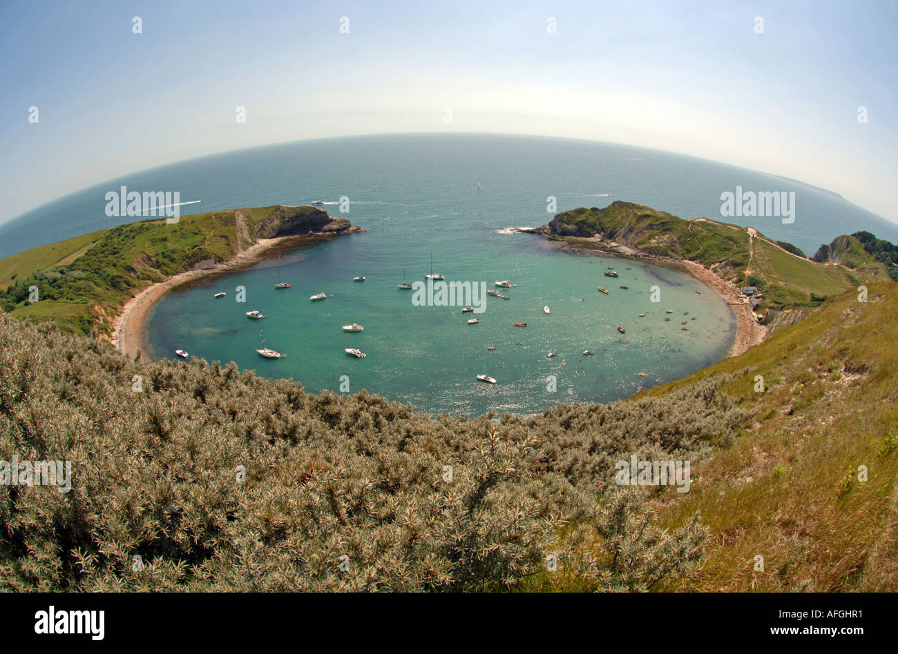 Lulworth Cove, Dorset Britain UK Stock Photo - Alamy
