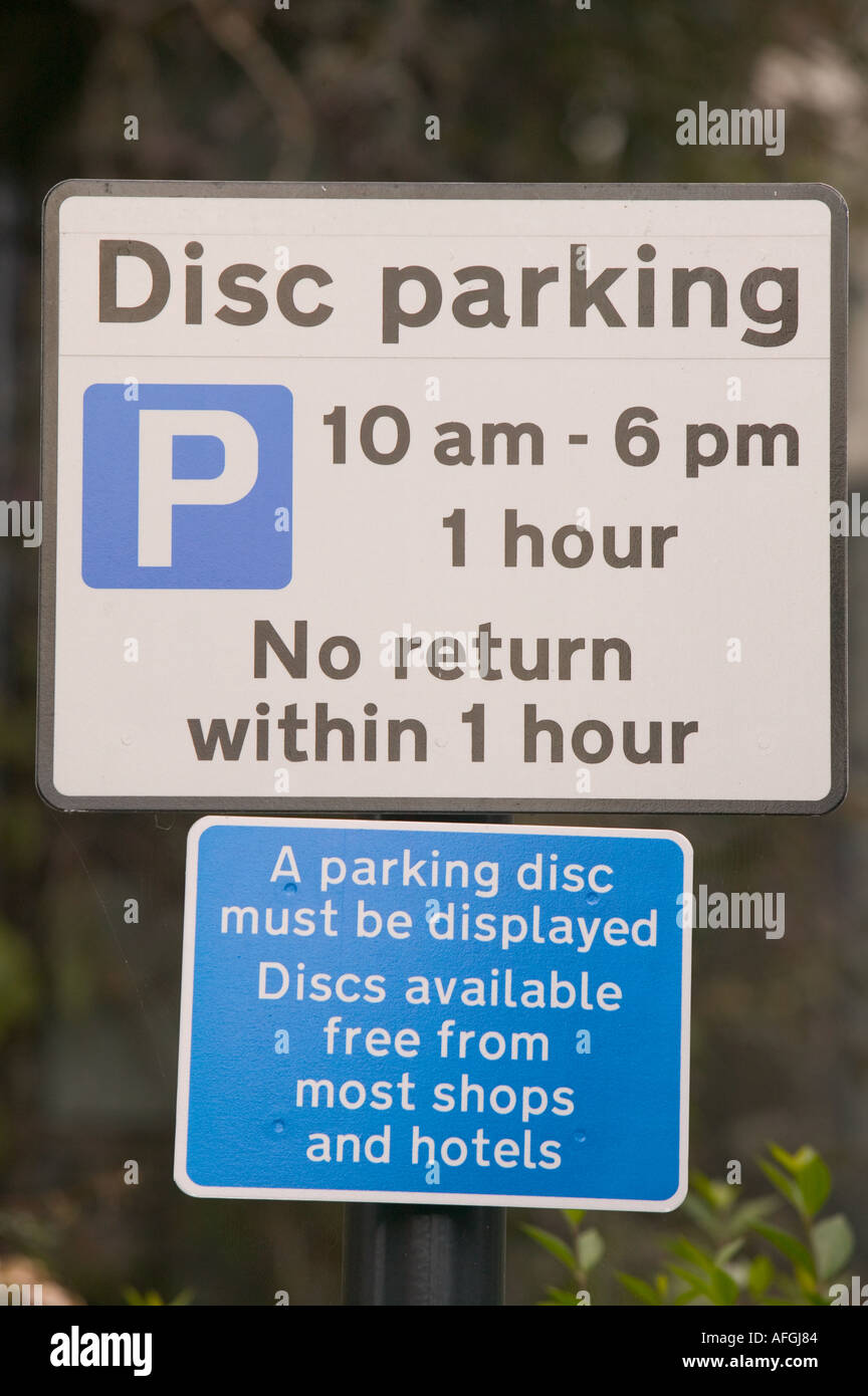 Parking control disc hi-res stock photography and images - Alamy