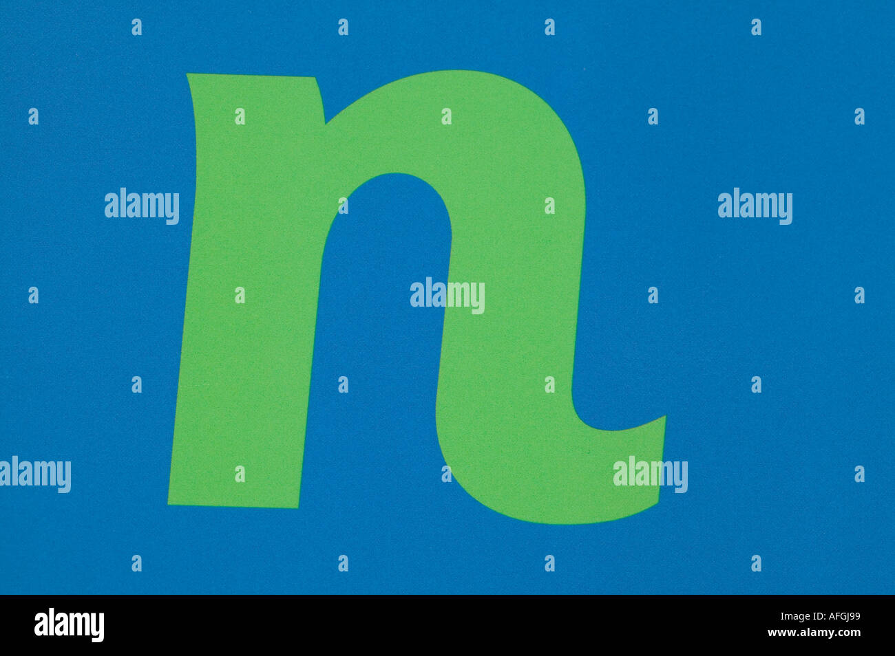 the letter n Stock Photo - Alamy