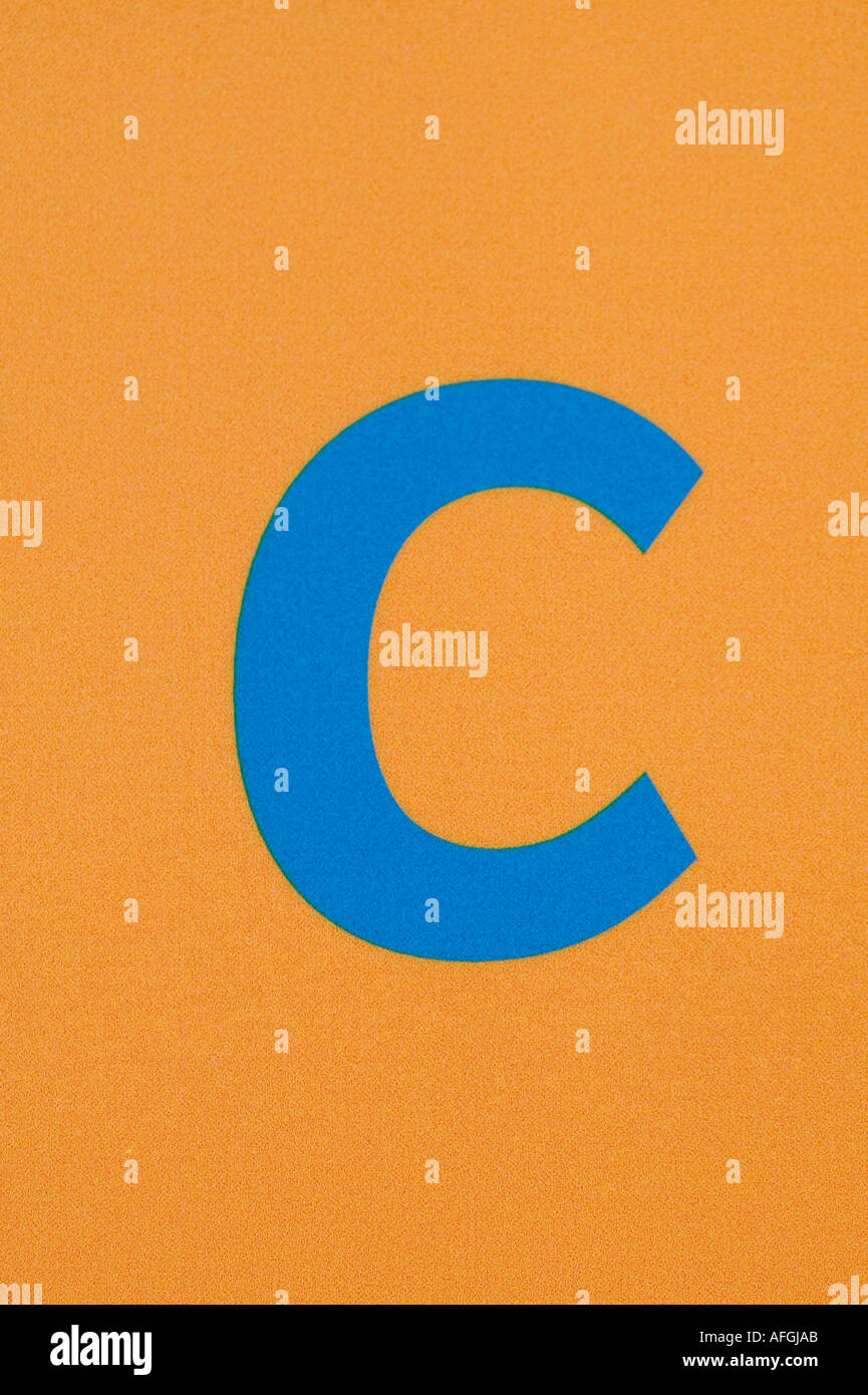 the letter C Stock Photo - Alamy