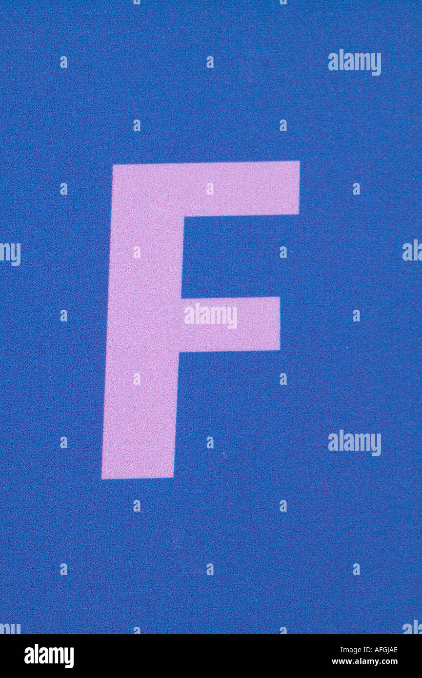 the letter F Stock Photo - Alamy
