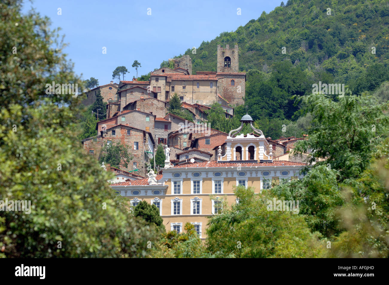 Collodi village Tuscany Italy Stock Photo - Alamy