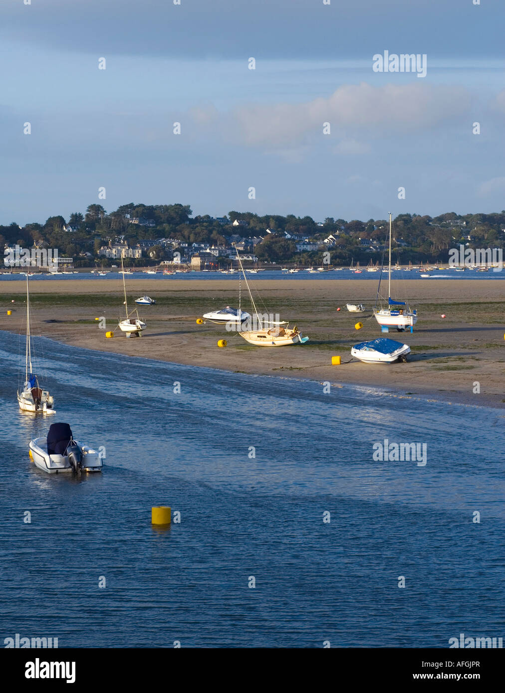 View Rock town over river Camel from Padstow Cornwall Stock Photo - Alamy