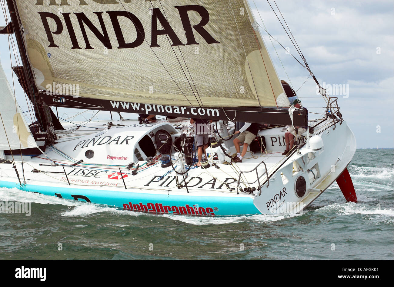 Open 60 sail hi-res stock photography and images - Alamy