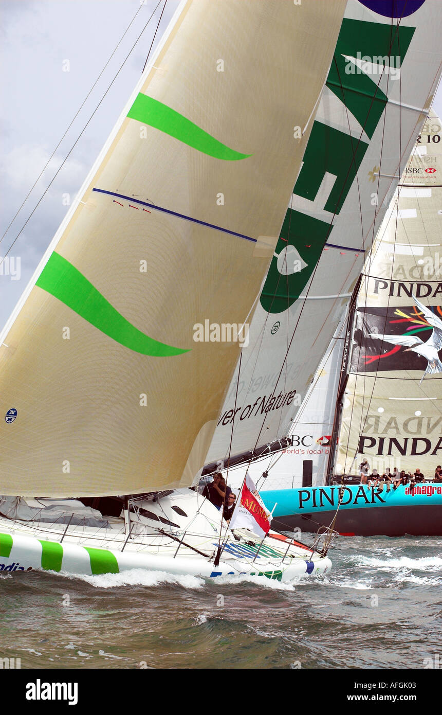 Open 60 sail hi-res stock photography and images - Alamy