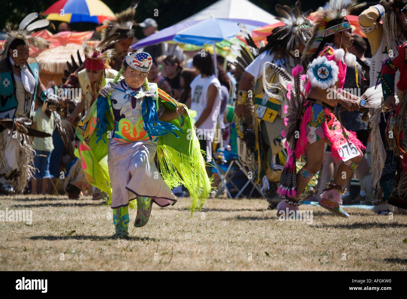 Native American Indian powwow Seattle Washington Stock Photo - Alamy