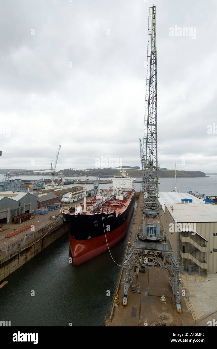 Large ship in dry dock Stock Photo - Alamy