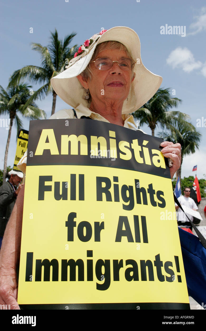 Miami Florida,Biscayne Boulevard,Torch of Friendship,May Day Rally ...