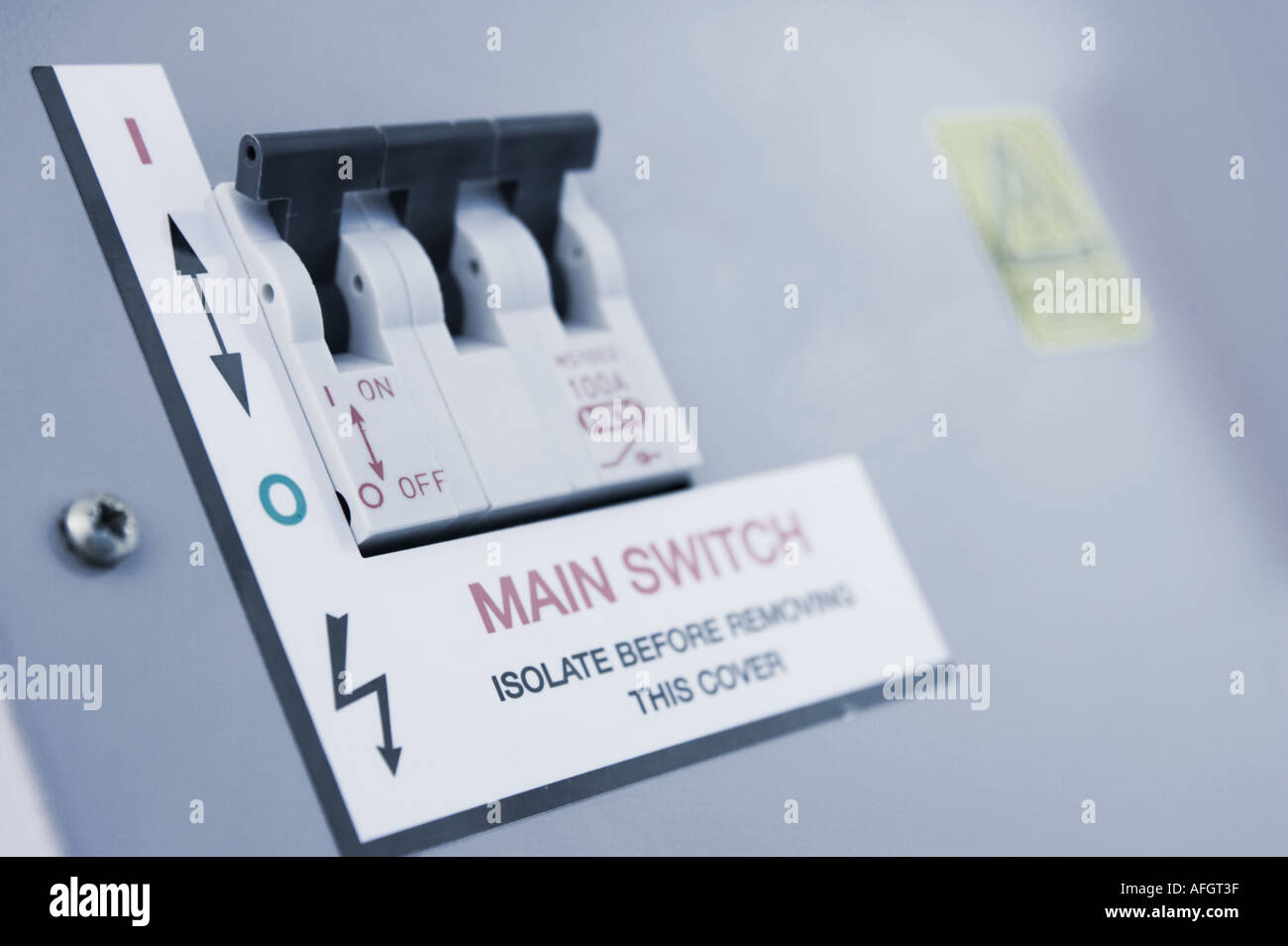 Main Isolation Switch Stock Photo - Alamy