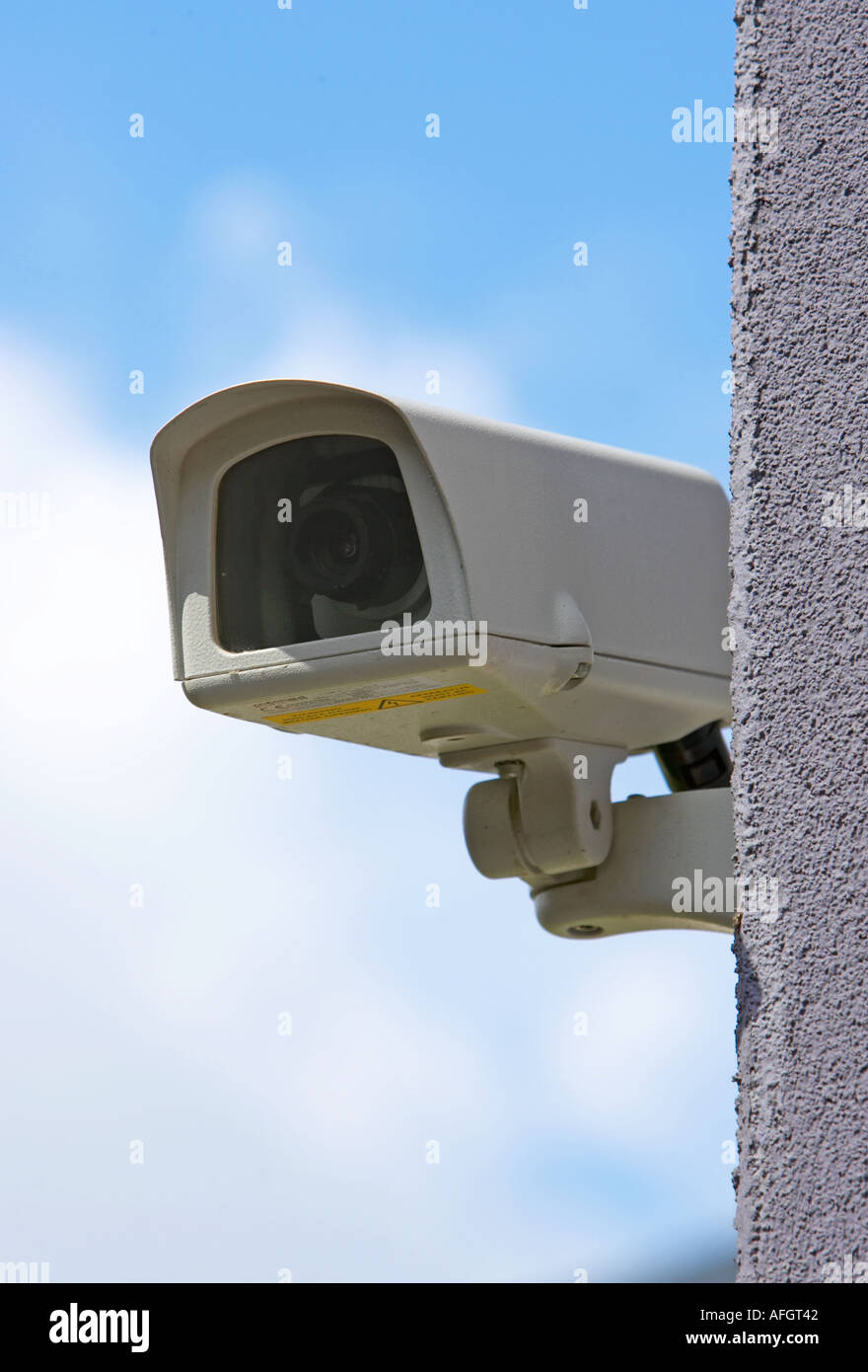 CCTV Camera Wall Mounted Closeup Stock Photo - Alamy