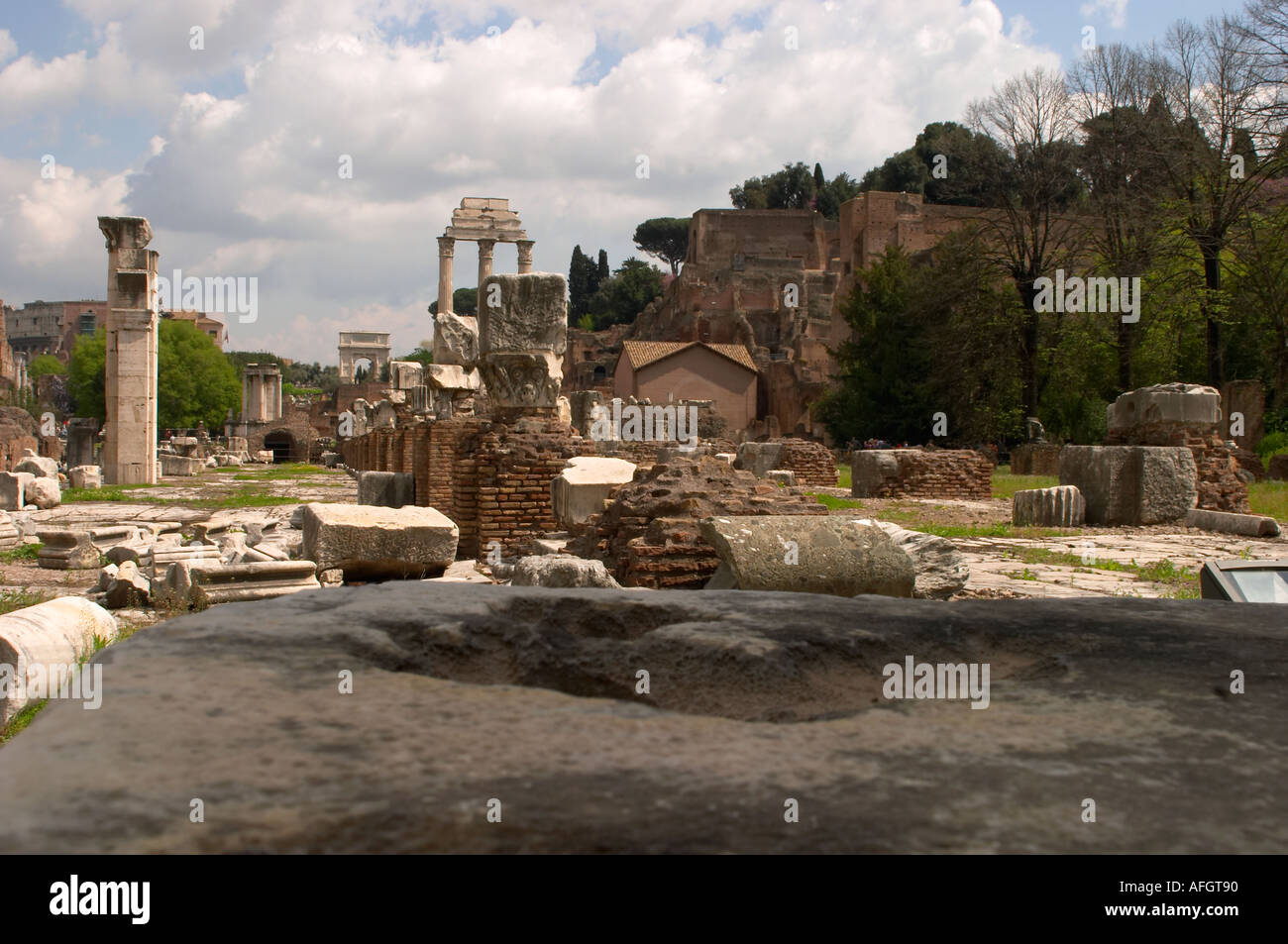 Rome Italy Roman Forum Stock Photo - Alamy