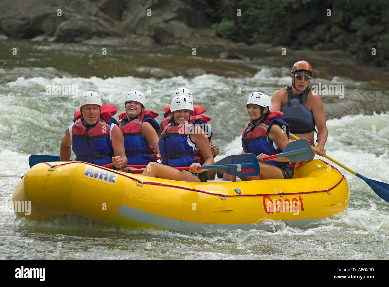 Rafting on the Ocoee River Tennessee USA Stock Photo - Alamy
