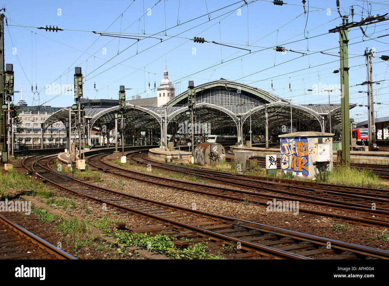 central station cologne view from south east germany Stock Photo - Alamy
