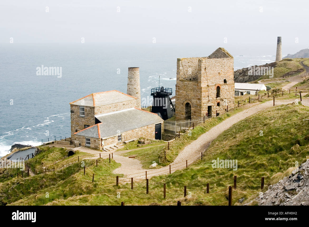Old Cornish Tin Mine on the North Cornish Coast Stock Photo - Alamy