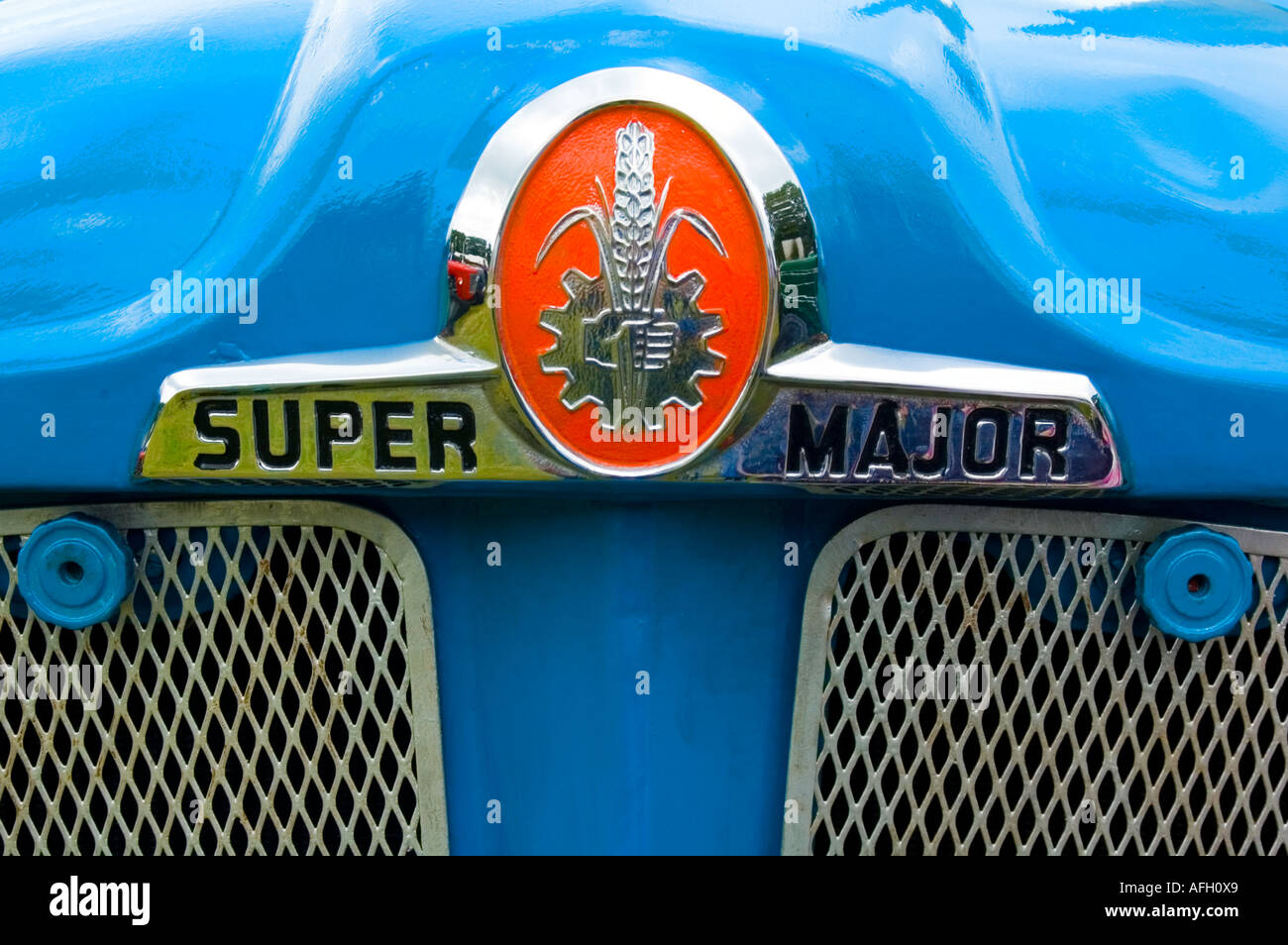 Super Major Tractor Badge detail Stock Photo - Alamy