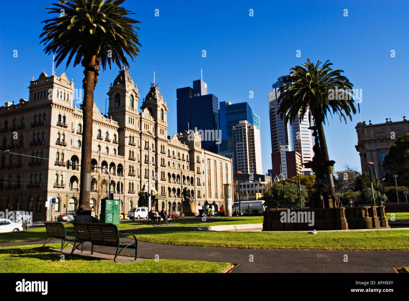 Melbourne streetscape hi-res stock photography and images - Alamy