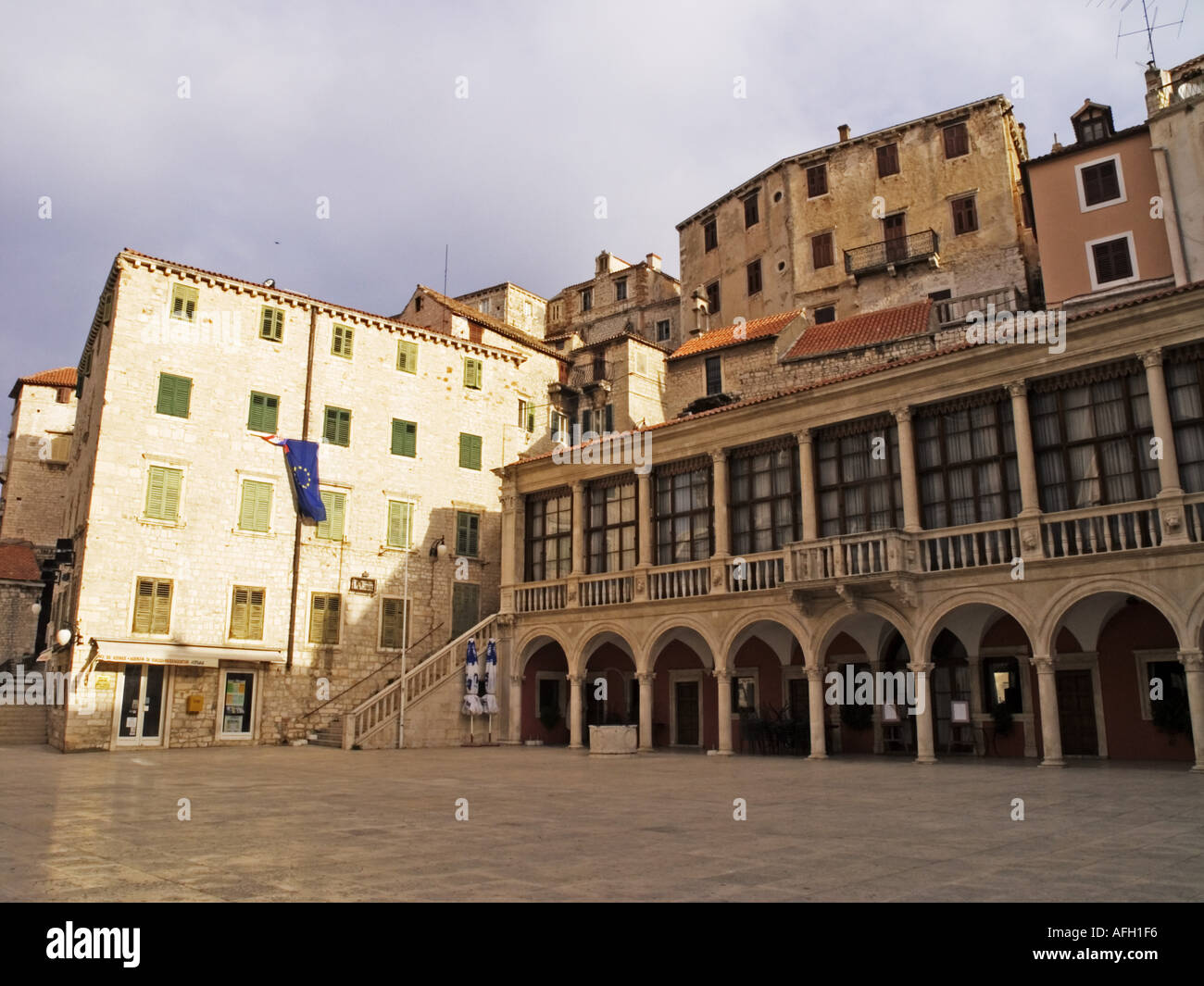 Sibenik Town Hall City Hall Republic Square, Town Square, Adria ...