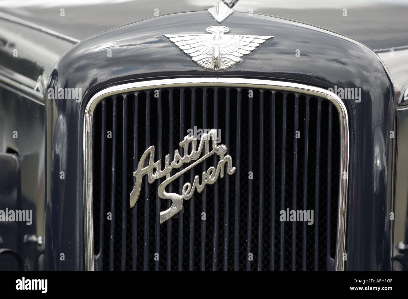 Austin Seven Badge Detail Stock Photo - Alamy