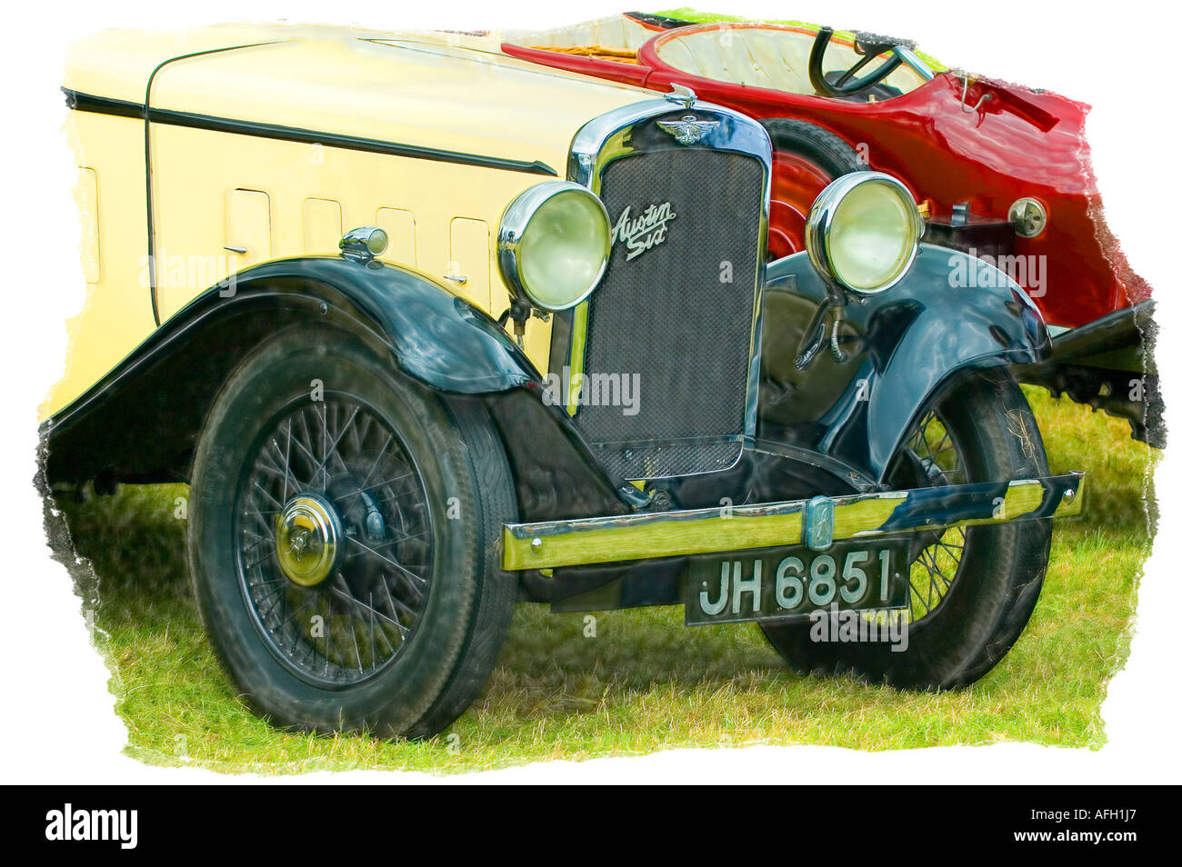 Austin car art version hi-res stock photography and images - Alamy