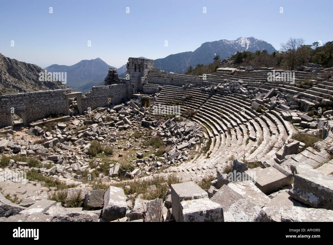Termessos National Park near Antalya Turkey ancient city Termessos ...