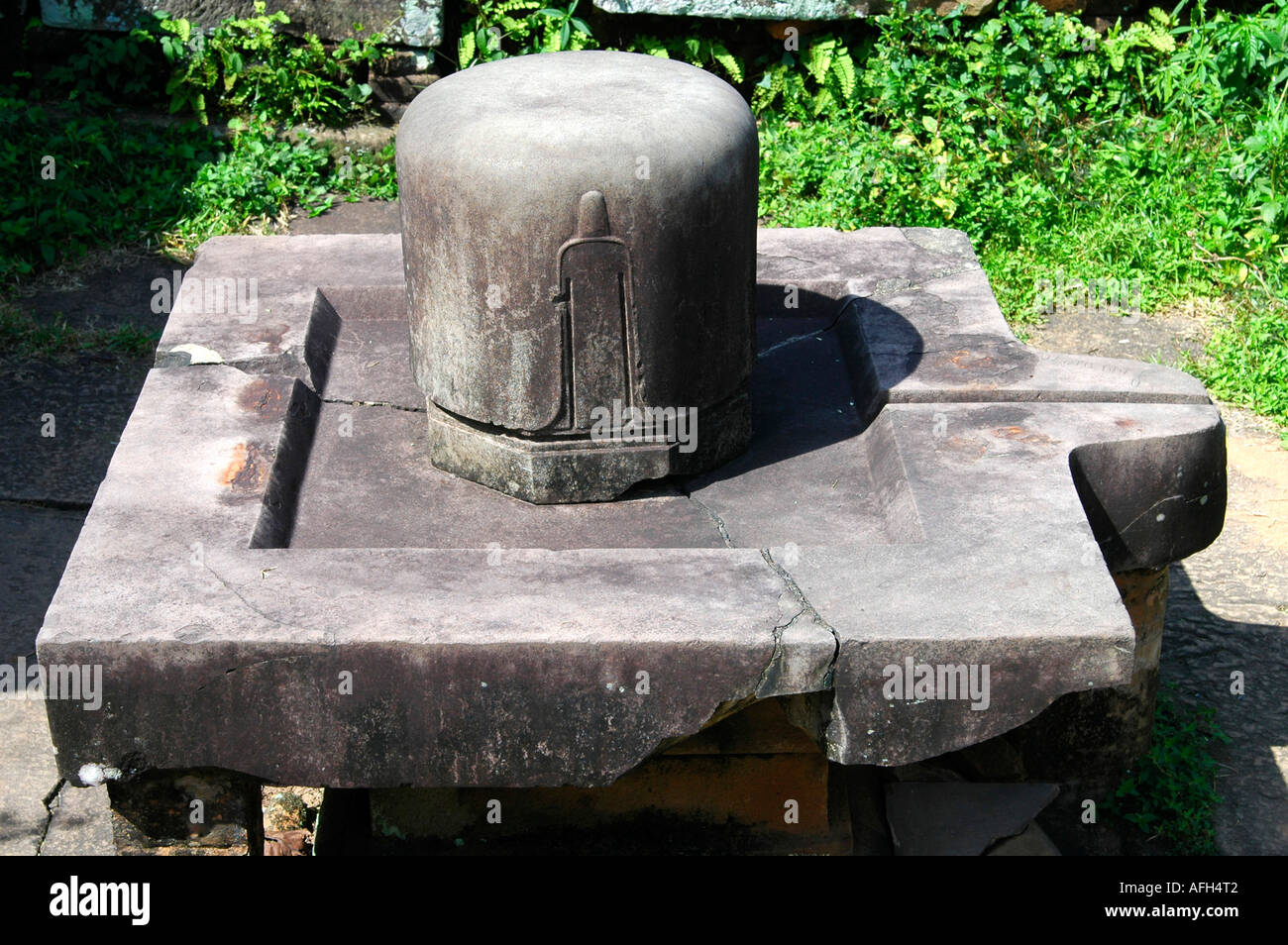 Ancient altar for sacrifices World heritage Cham ruins My Son Sanctuary ...
