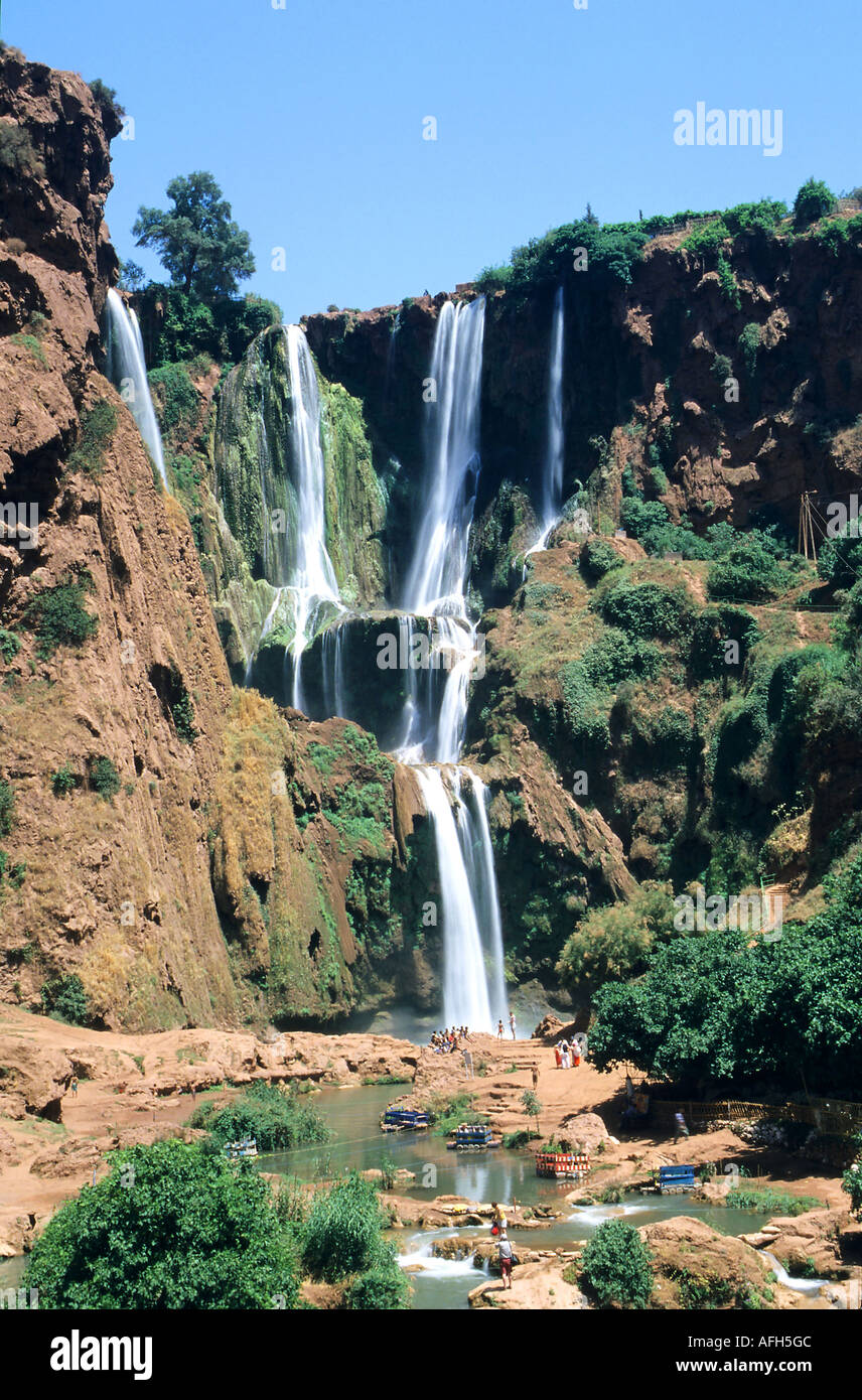 Waterfall in Morocco Stock Photo - Alamy