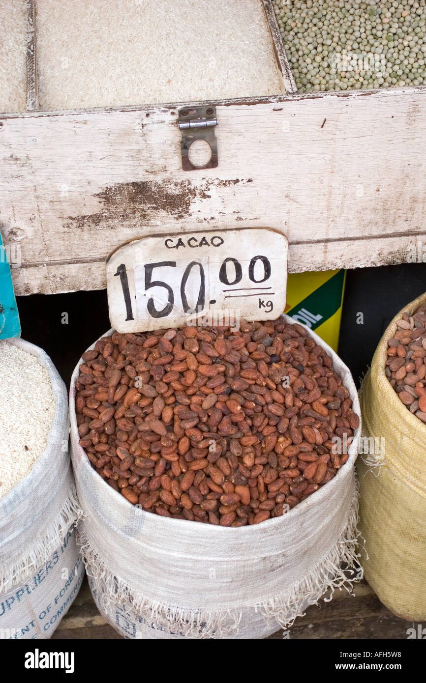 cacao on a market Philippines Stock Photo - Alamy
