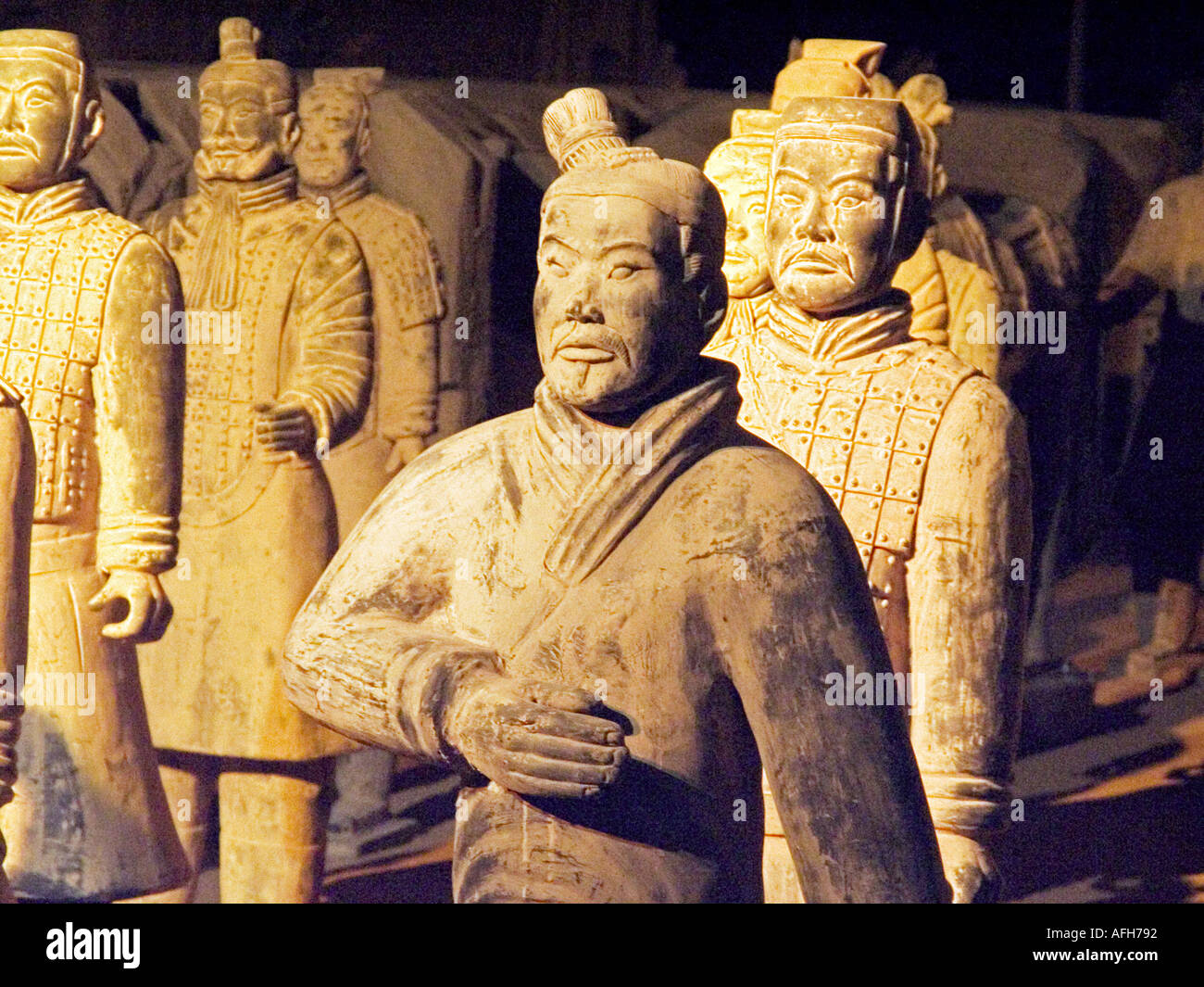 Imitation figure sculpture of Terracotta terra cotta warrior Bingma ...
