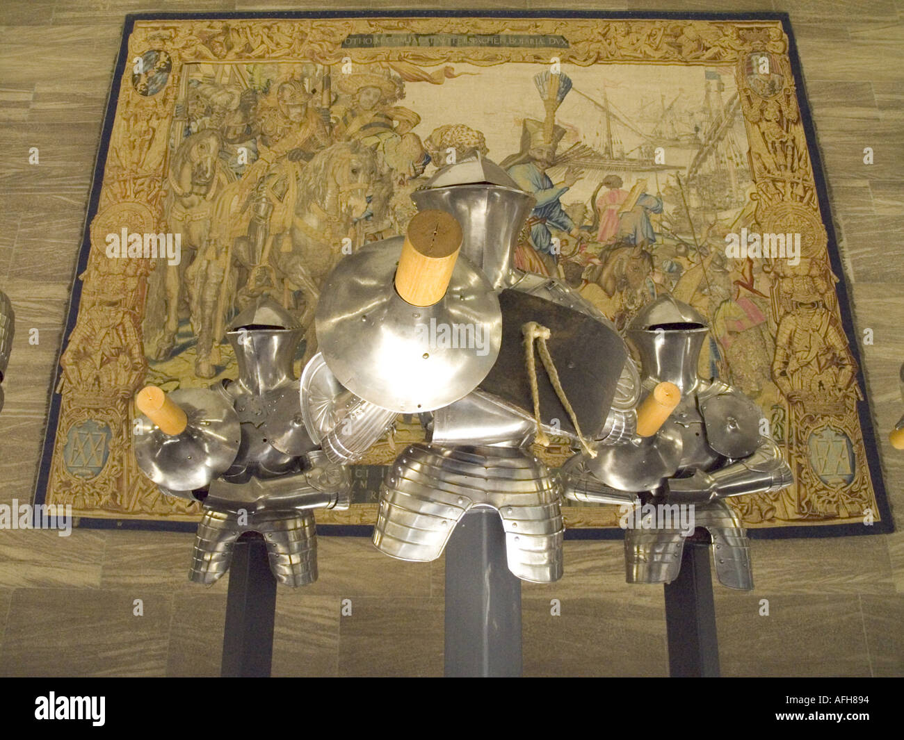 Germany Nuremberg National museum Knight metal armour Stock Photo - Alamy